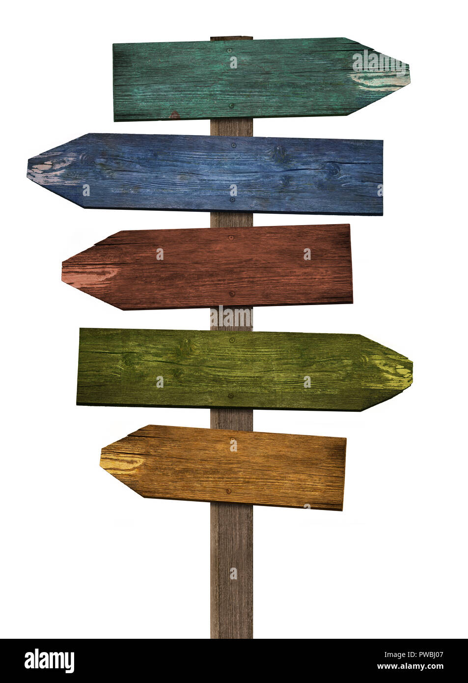 Old directions sign hi-res stock photography and images - Alamy