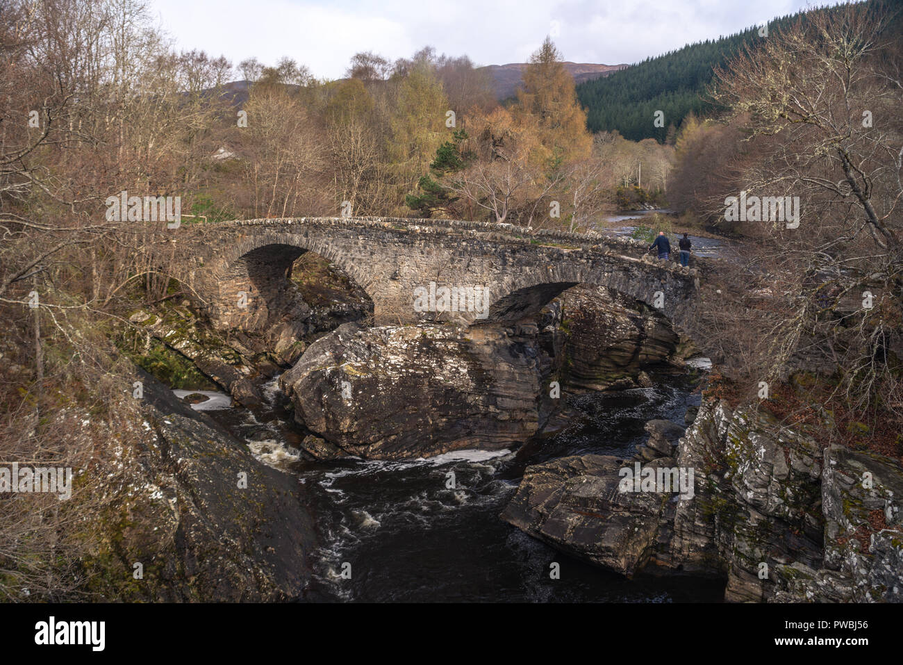 Invermoriston Bridge, Loch Ness, Scotland, Uk Stock Photo - Alamy