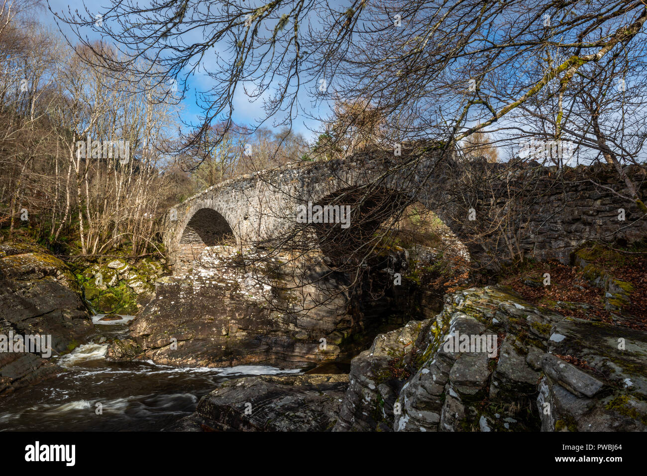 Invermoriston Bridge, Loch Ness, Scotland, Uk Stock Photo - Alamy
