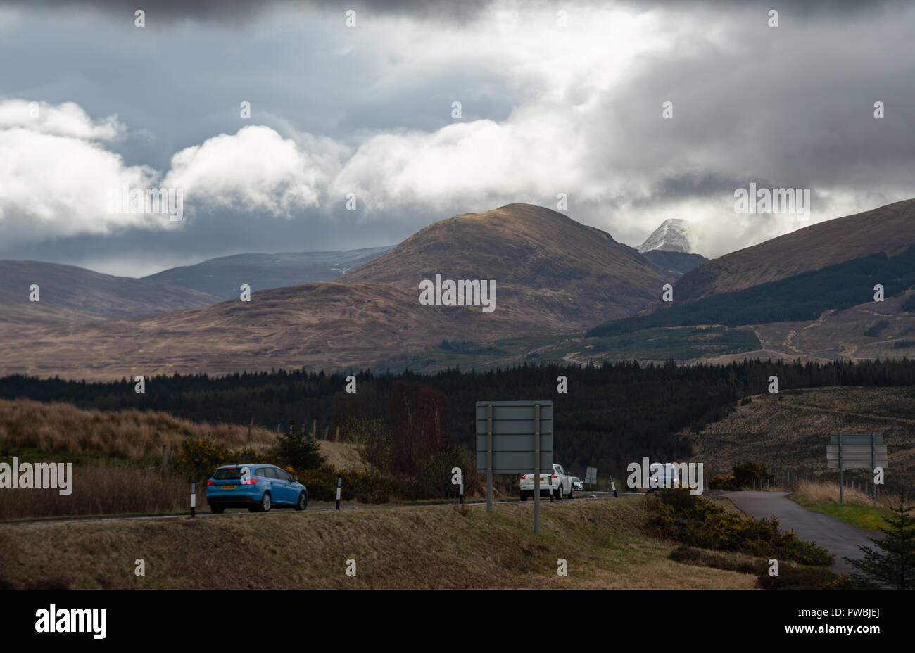 The Highlands around Fort William, West Highlands, Scotland, UK Stock ...