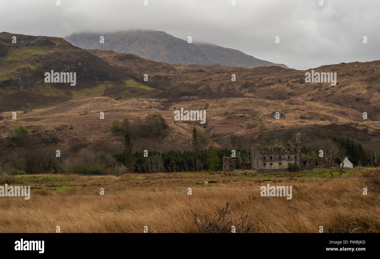 The Bernera Barracks, Glenelg, West Highlands, Scotland, Uk Stock Photo ...