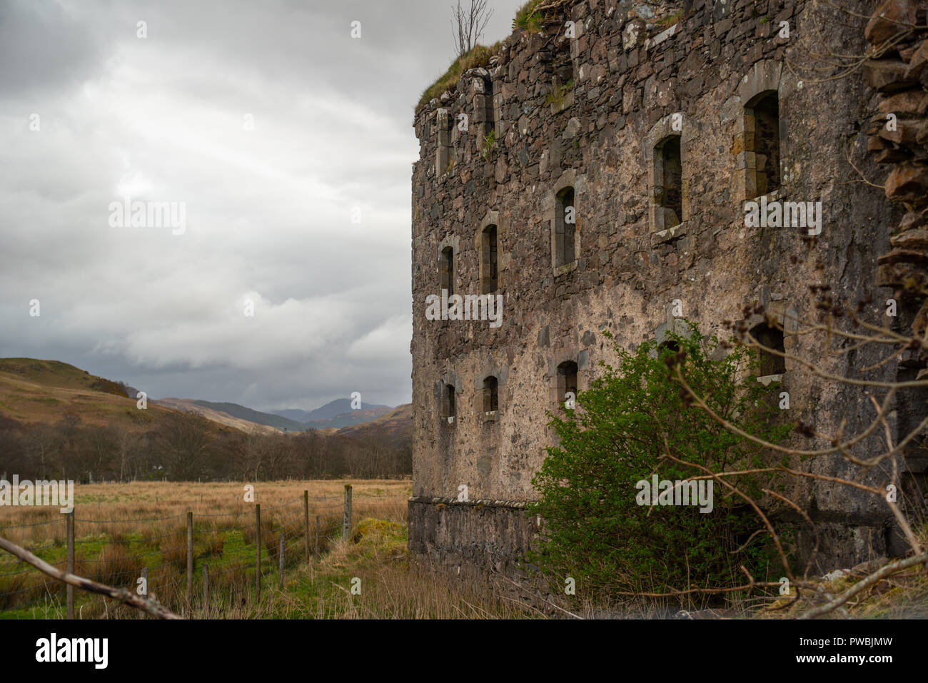 The Bernera Barracks, Glenelg, West Highlands, Scotland, Uk Stock Photo ...