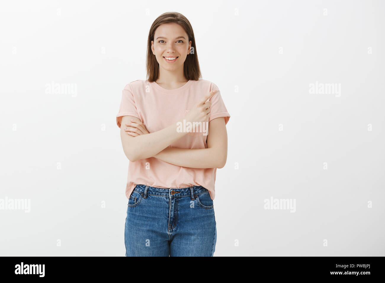 Finger pointing right direction hi-res stock photography and images - Alamy