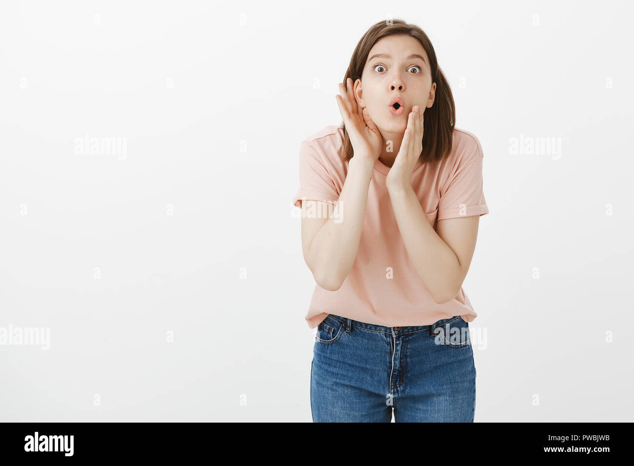 Female bending hi-res stock photography and images - Alamy