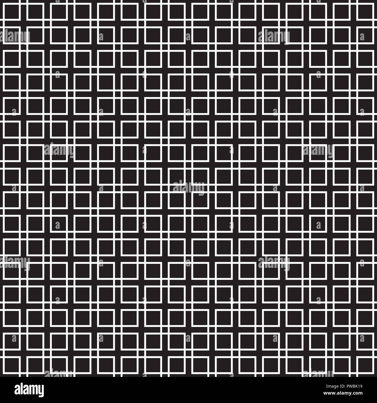 Seamless overlapping square pattern background Stock Photo - Alamy