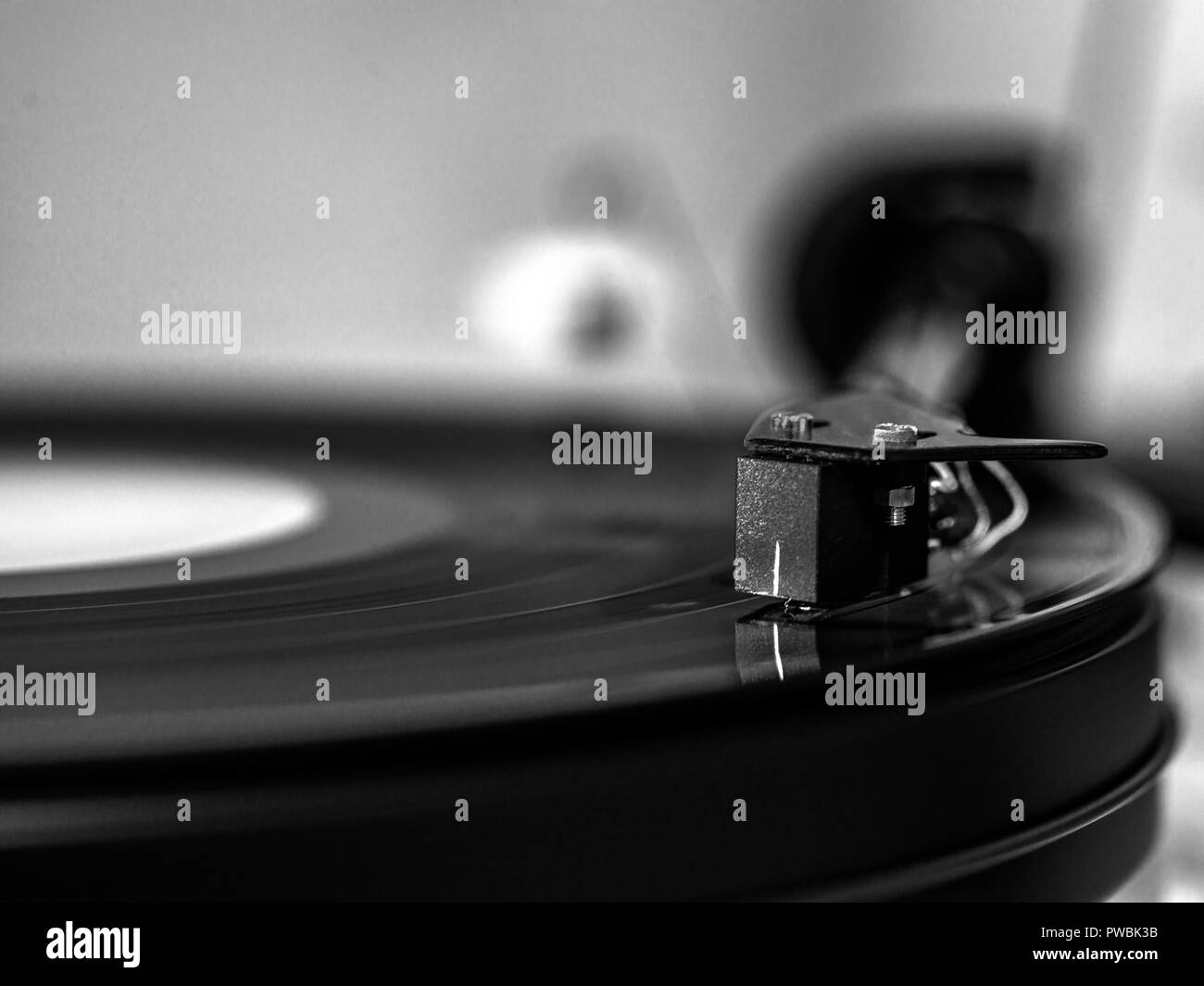 33 rpm vinyl lp Black and White Stock Photos & Images - Alamy
