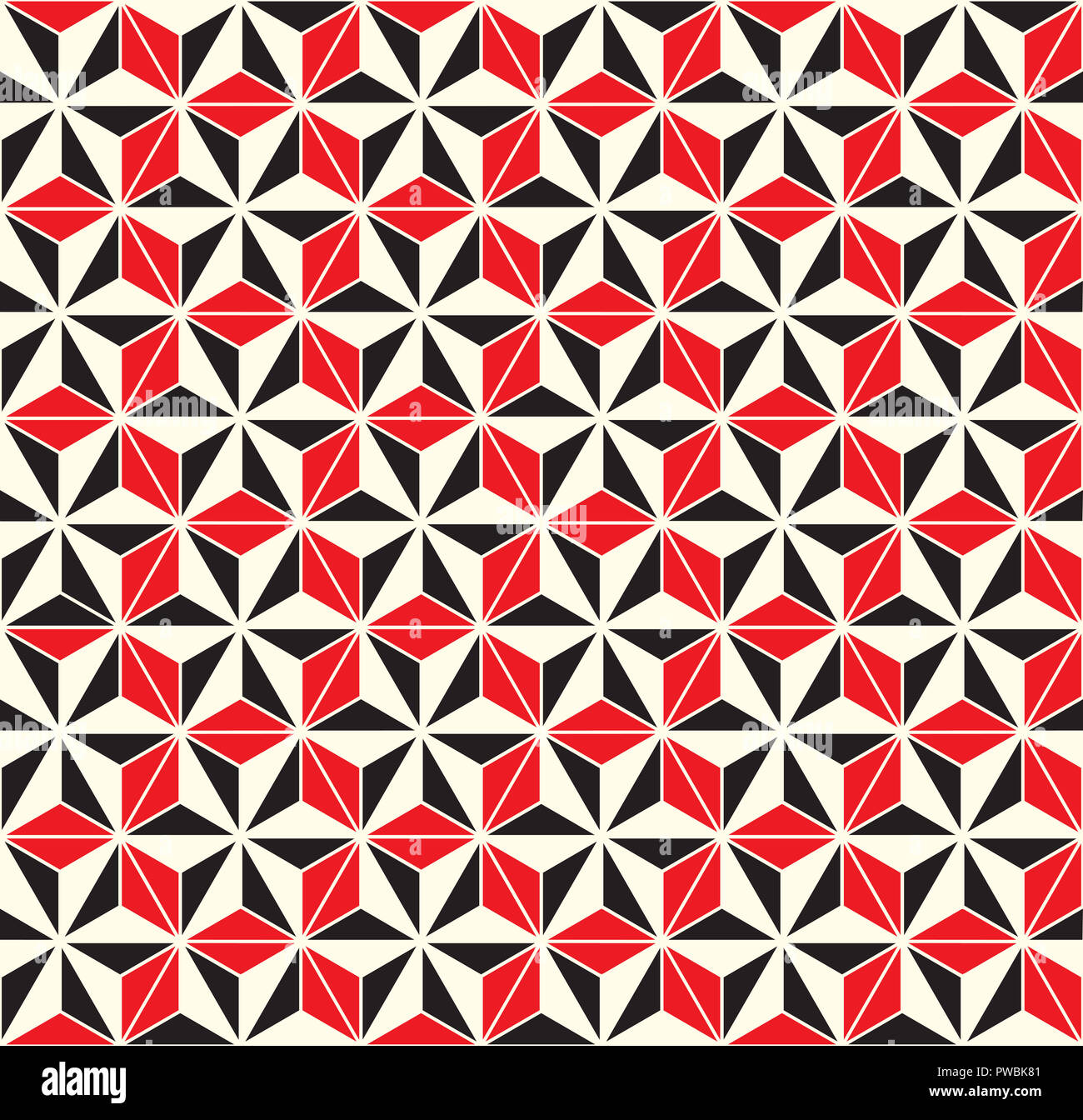 Seamless vintage star pattern tile background Stock Photo - Alamy