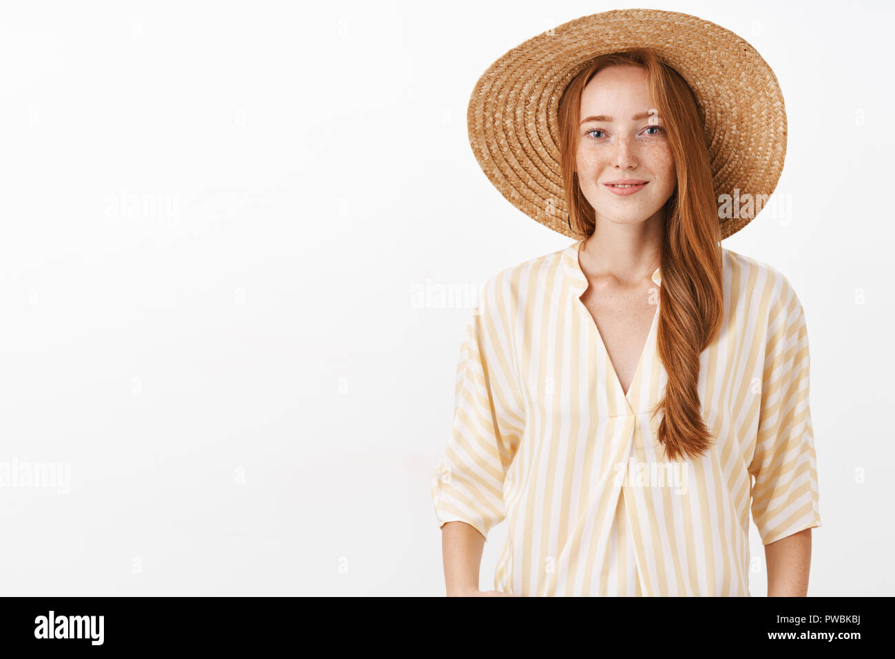 Ginger person freckles hi-res stock photography and images - Alamy