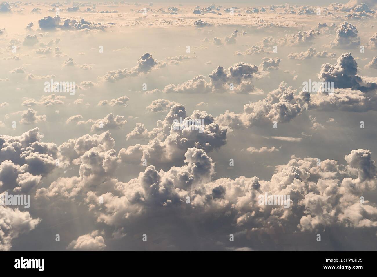 Clouds from above Stock Photo - Alamy