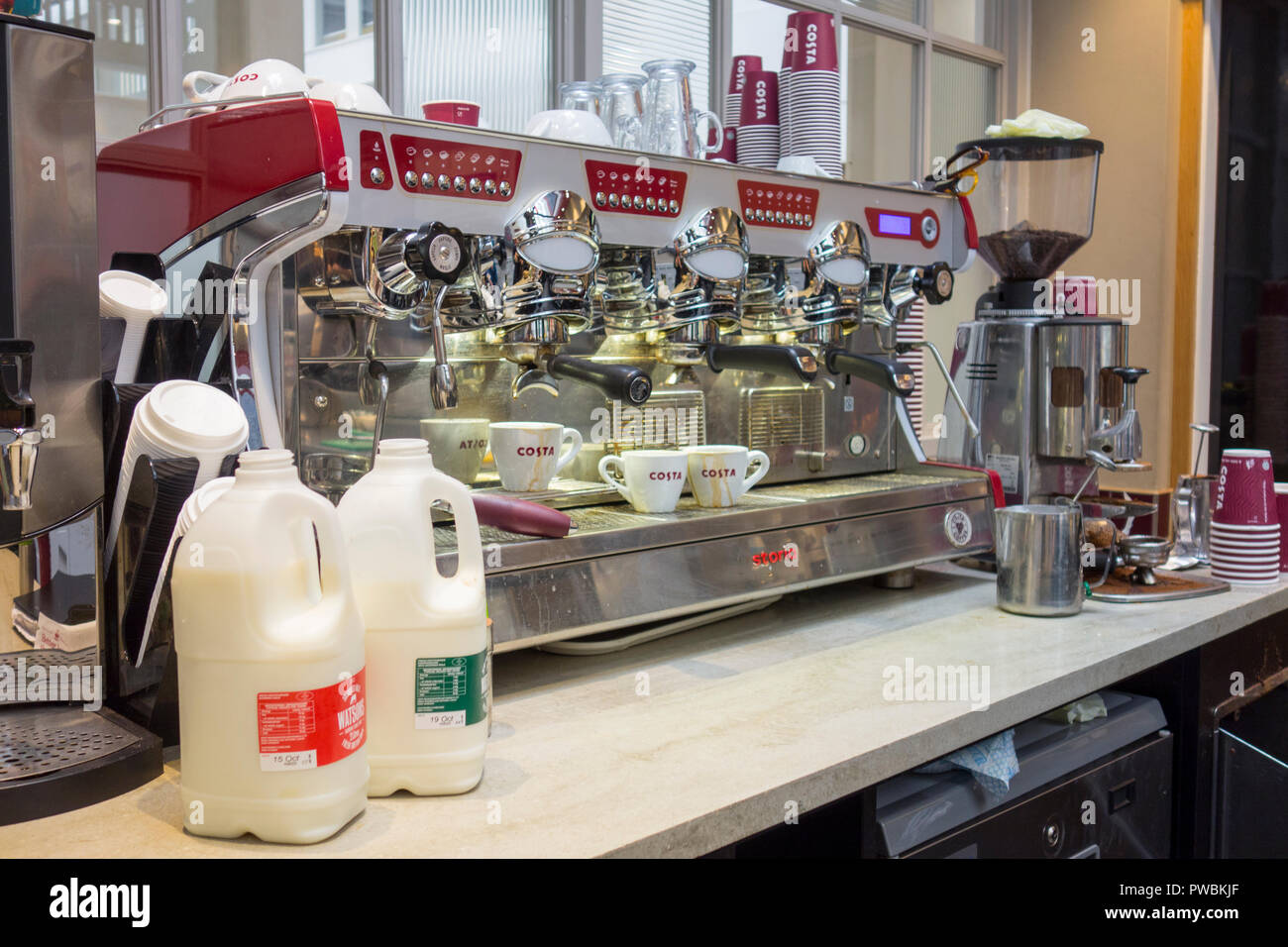 Costa coffee interior hi-res stock photography and images - Alamy