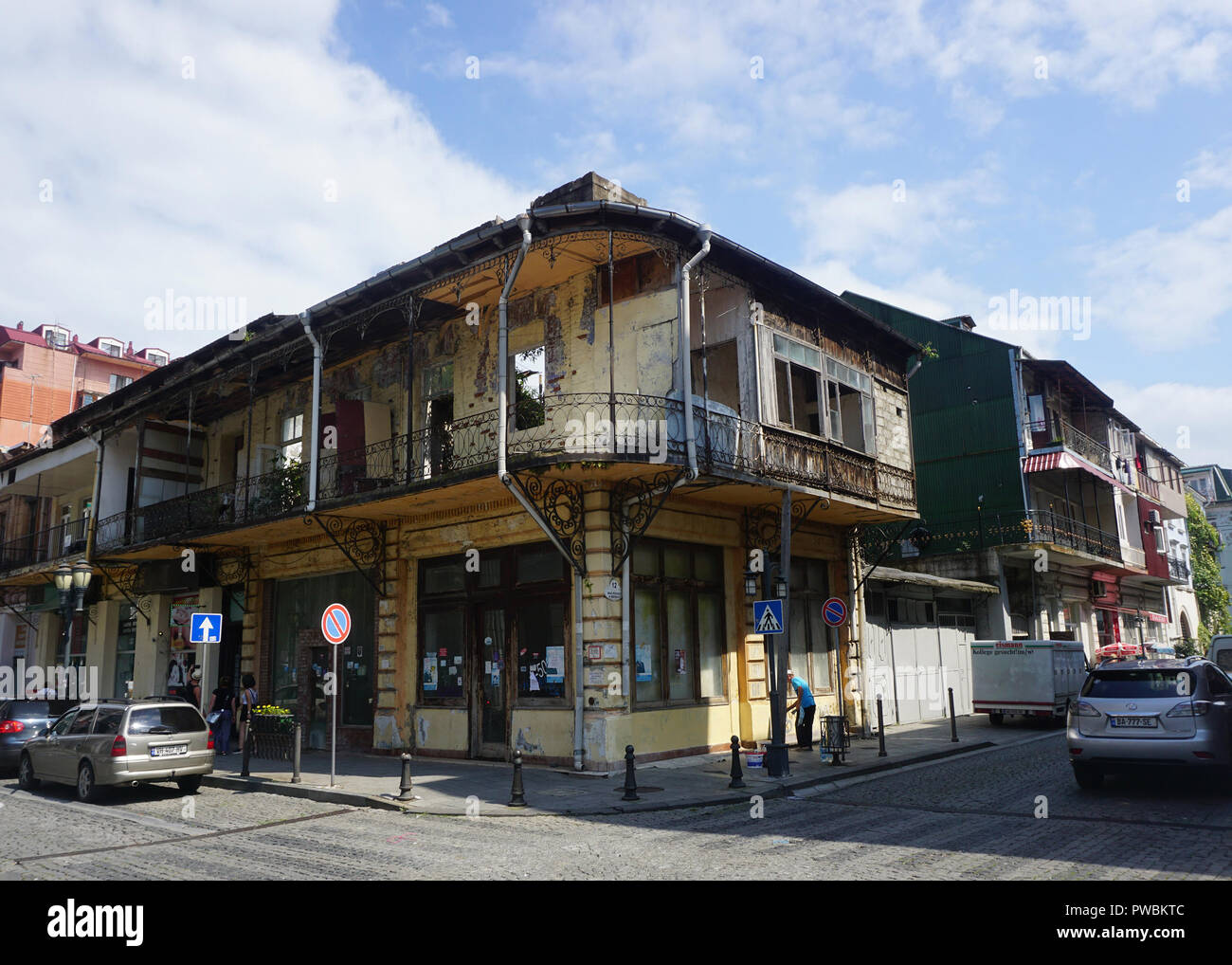 Batumi Abandoned Two Storey Building in Strong Center of Old City at ...