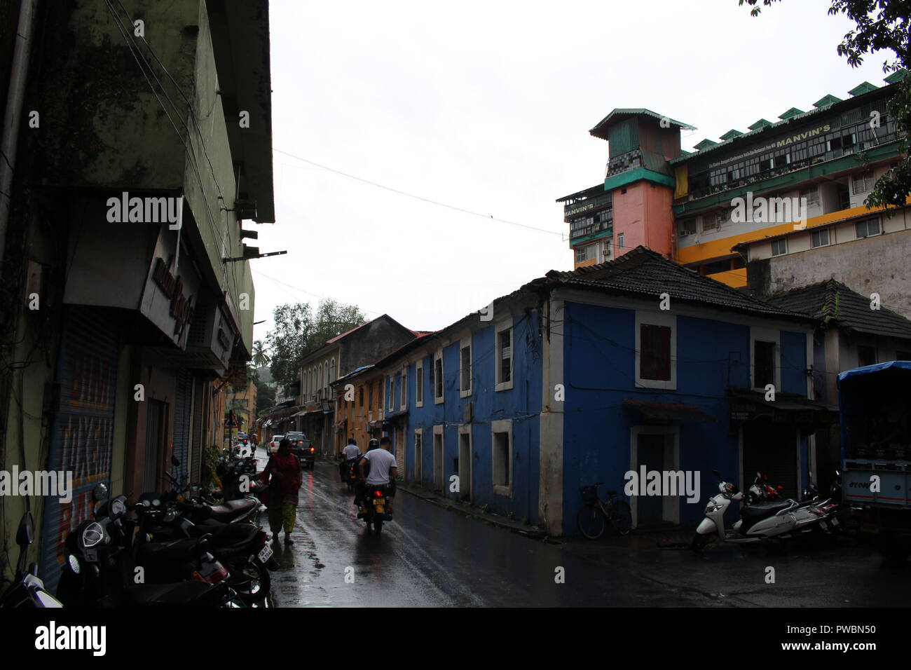 Translation: The colorful, vintage, and active neighborhood around Goa ...