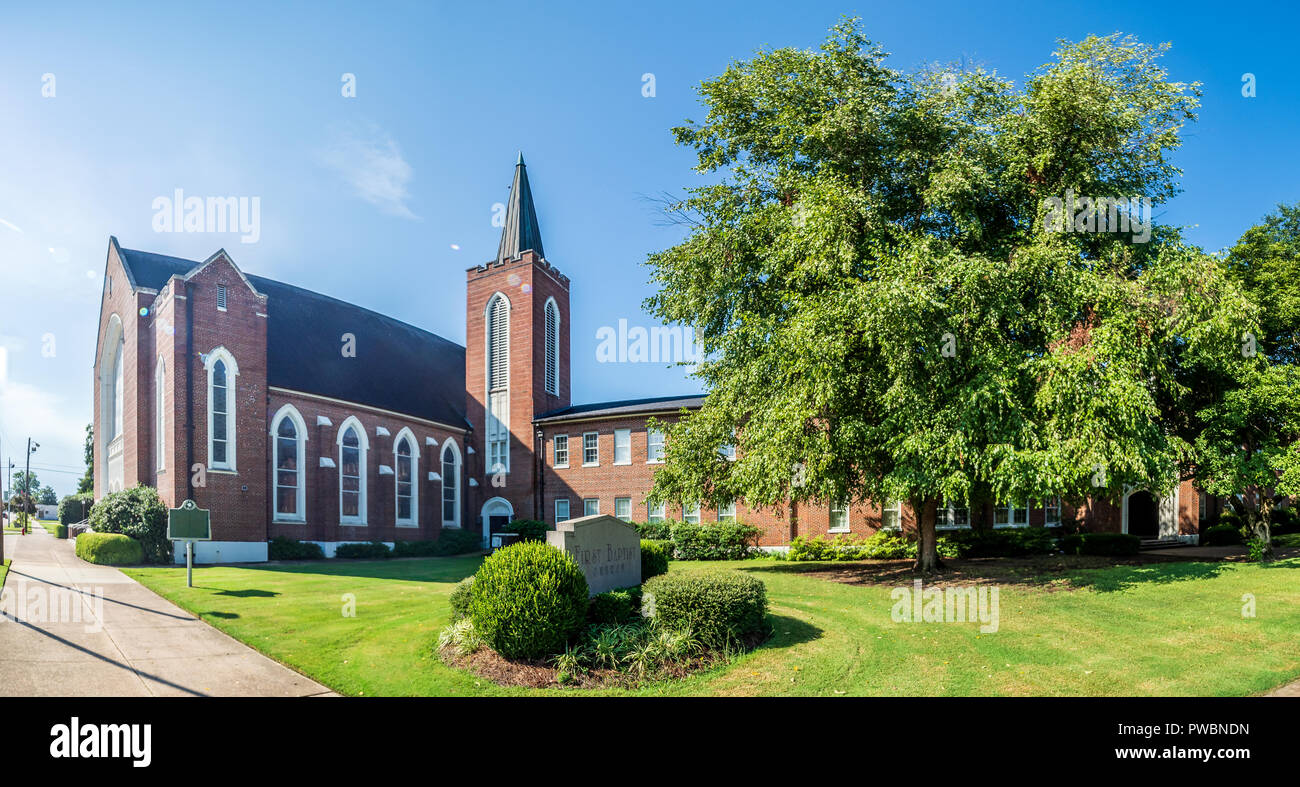 First Baptist Church, Greenville, Mississippi Stock Photo - Alamy