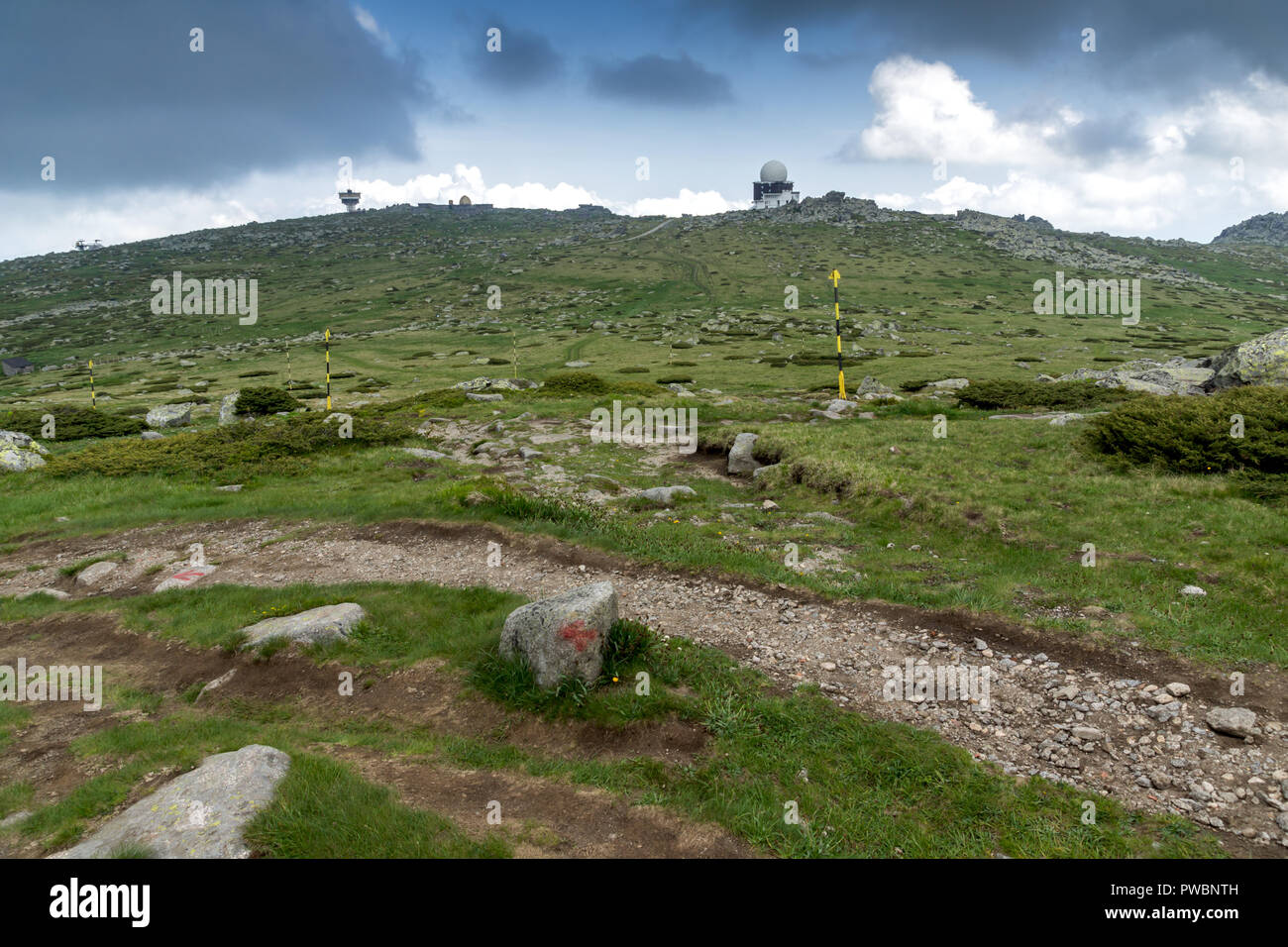Landscape of Vitosha Mountain near Cherni Vrah Peak, Sofia City Region ...