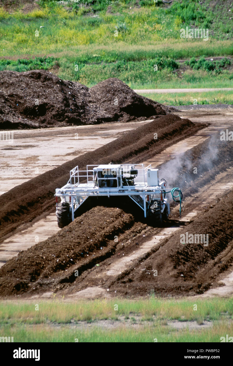 Compost Machine at the Solid Waste Center in Rapid City, South Dakota ...