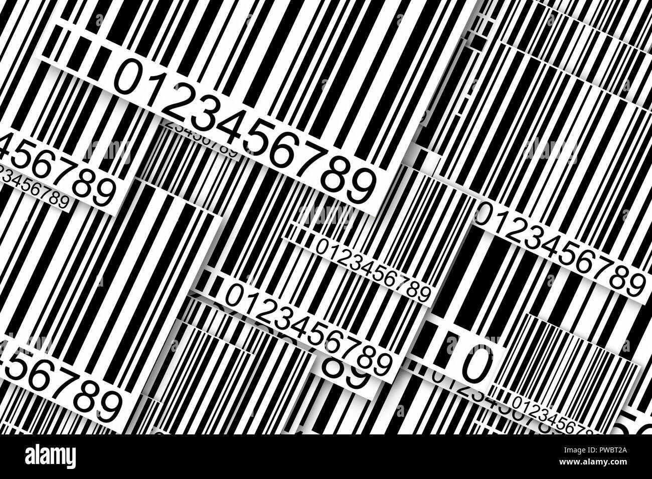 background pattern of barcodes Stock Photo - Alamy