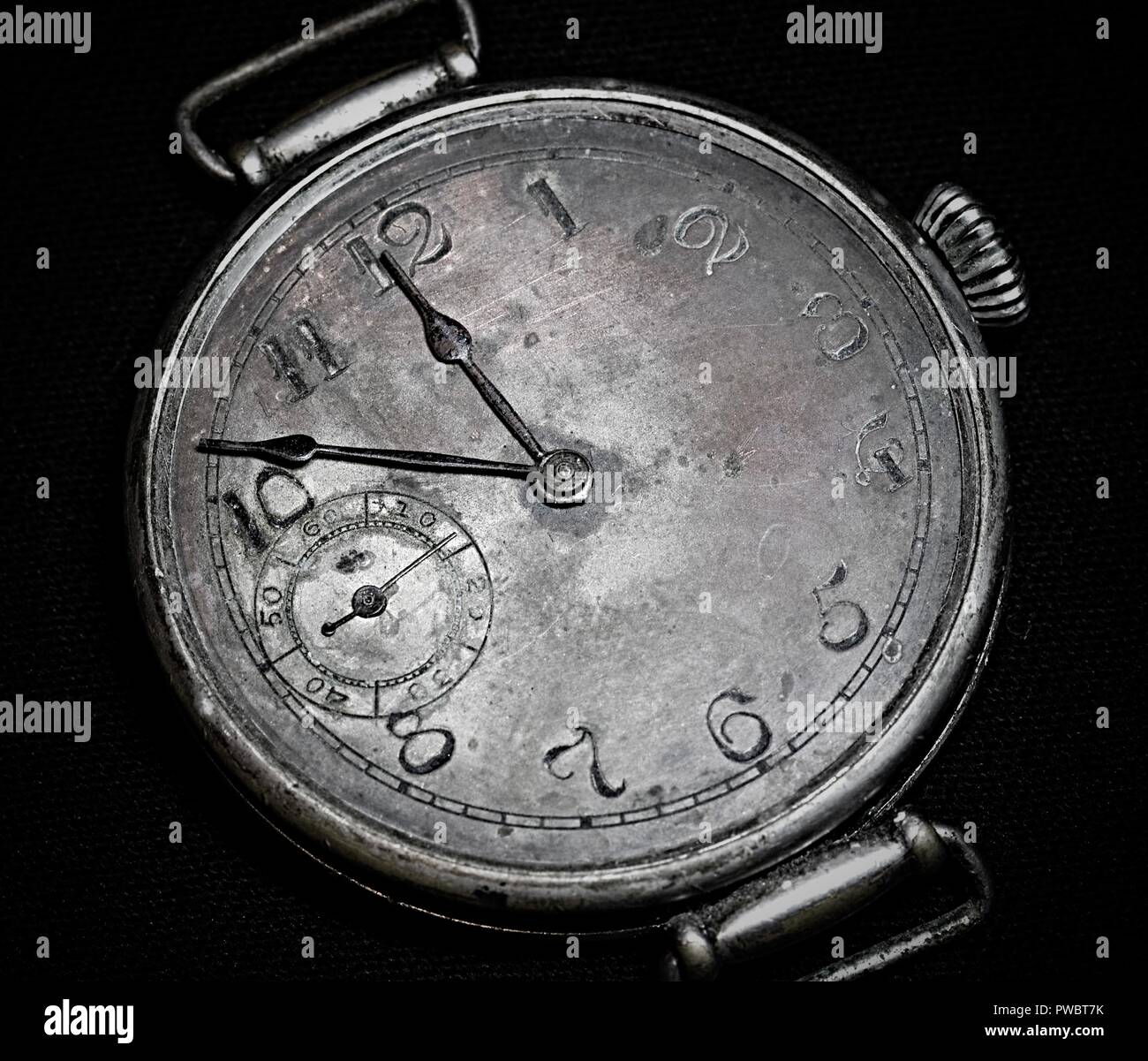 Antique watch dial Stock Photo - Alamy