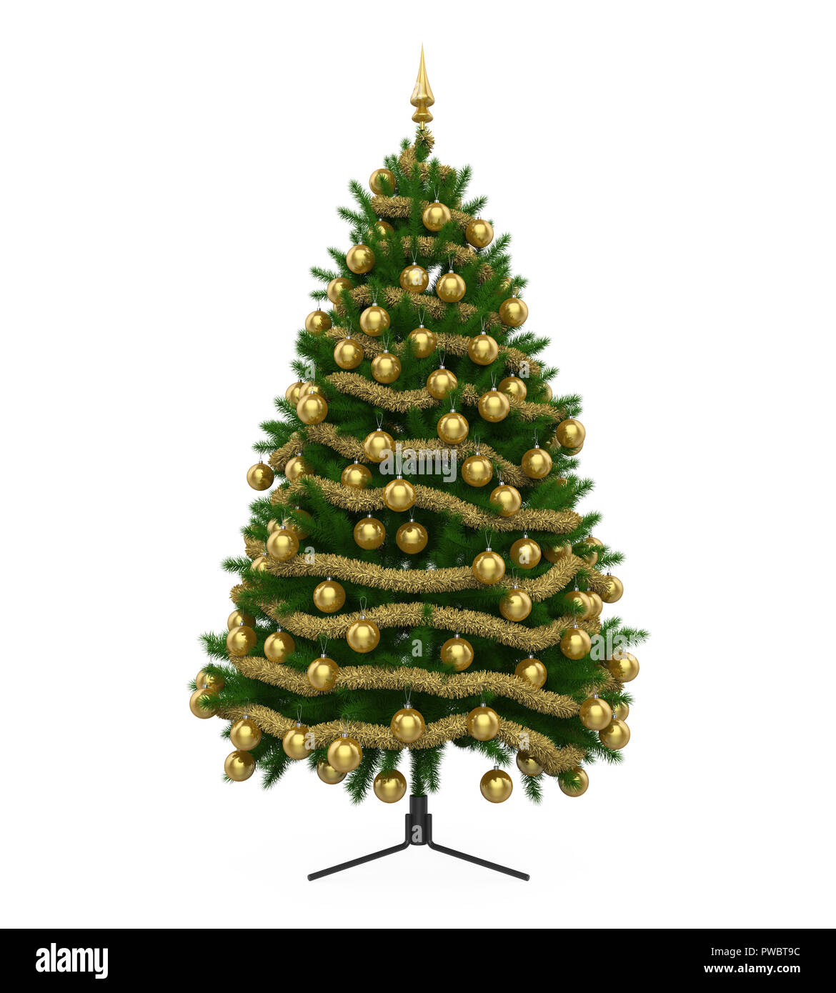 Christmas Tree Isolated Stock Photo - Alamy