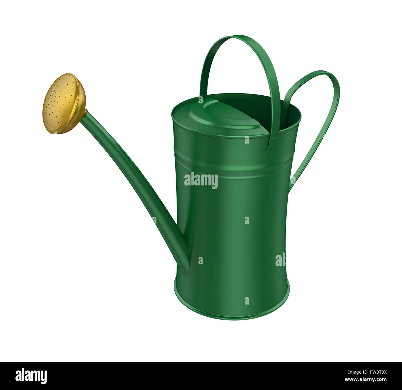 Watering Can Isolated Stock Photo - Alamy