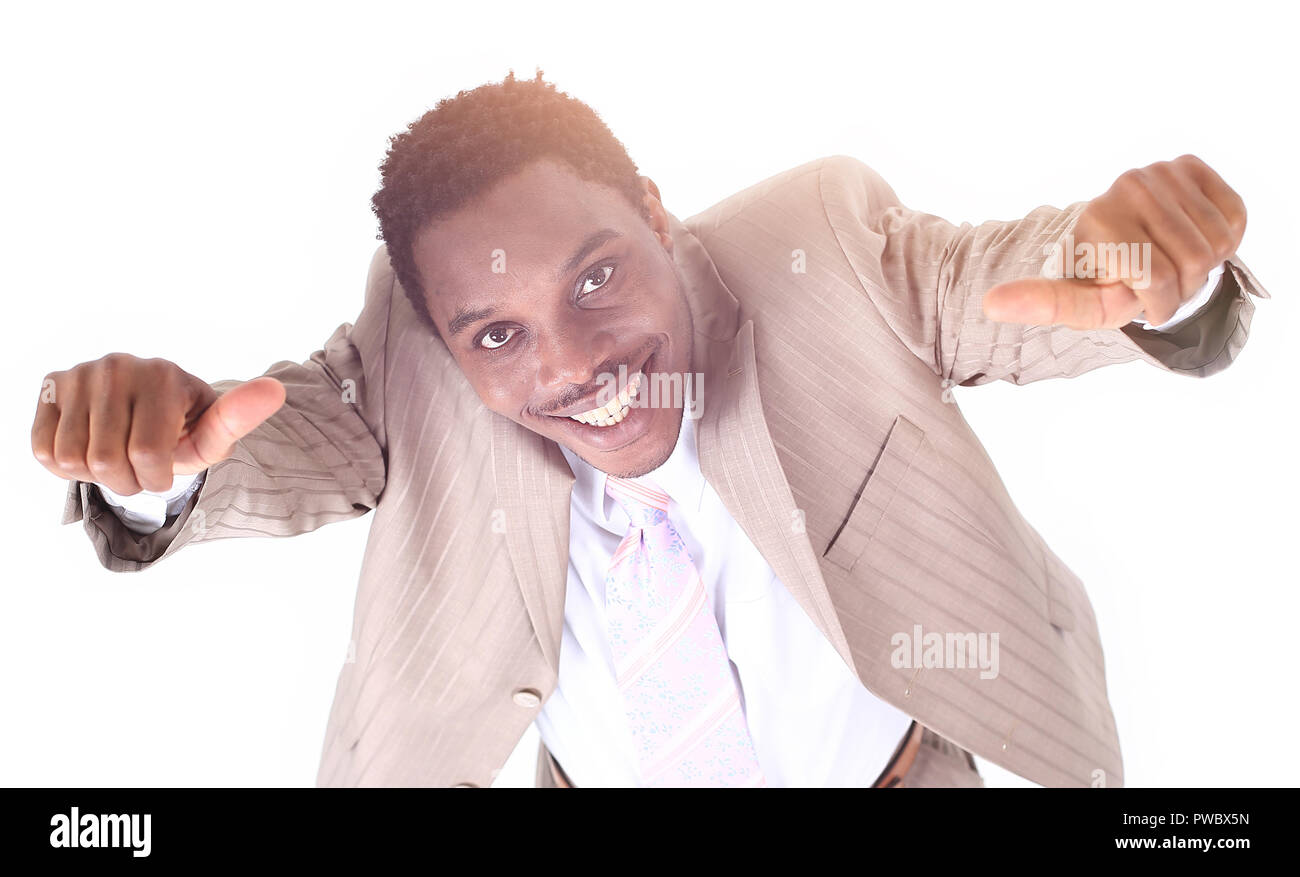 top view of successful businessman Stock Photo - Alamy