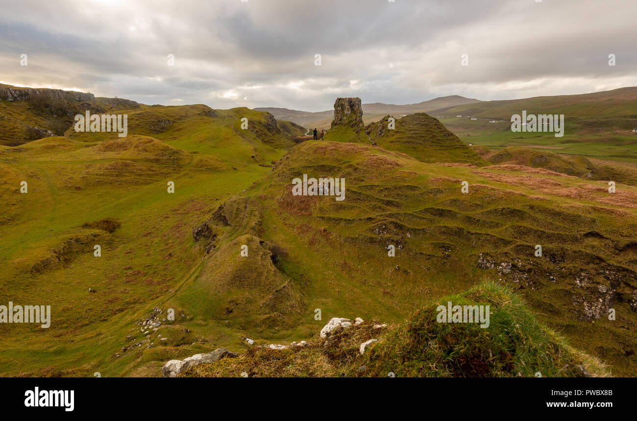 Castle Ewen, Fairy Glen, Isle of Skye, Scotland, Uk Stock Photo - Alamy