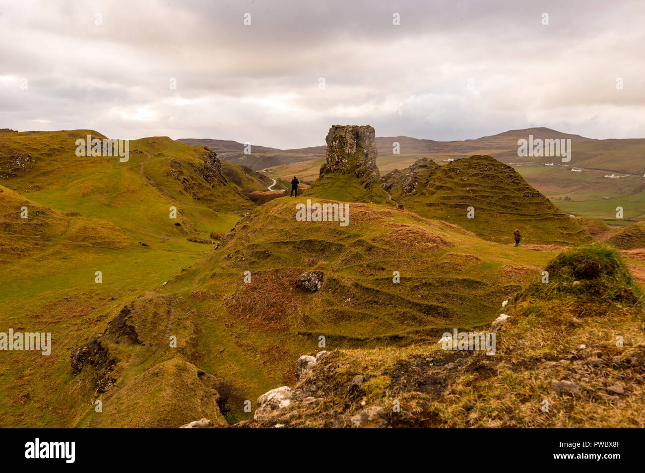 Castle Ewen, Fairy Glen, Isle of Skye, Scotland, Uk Stock Photo - Alamy