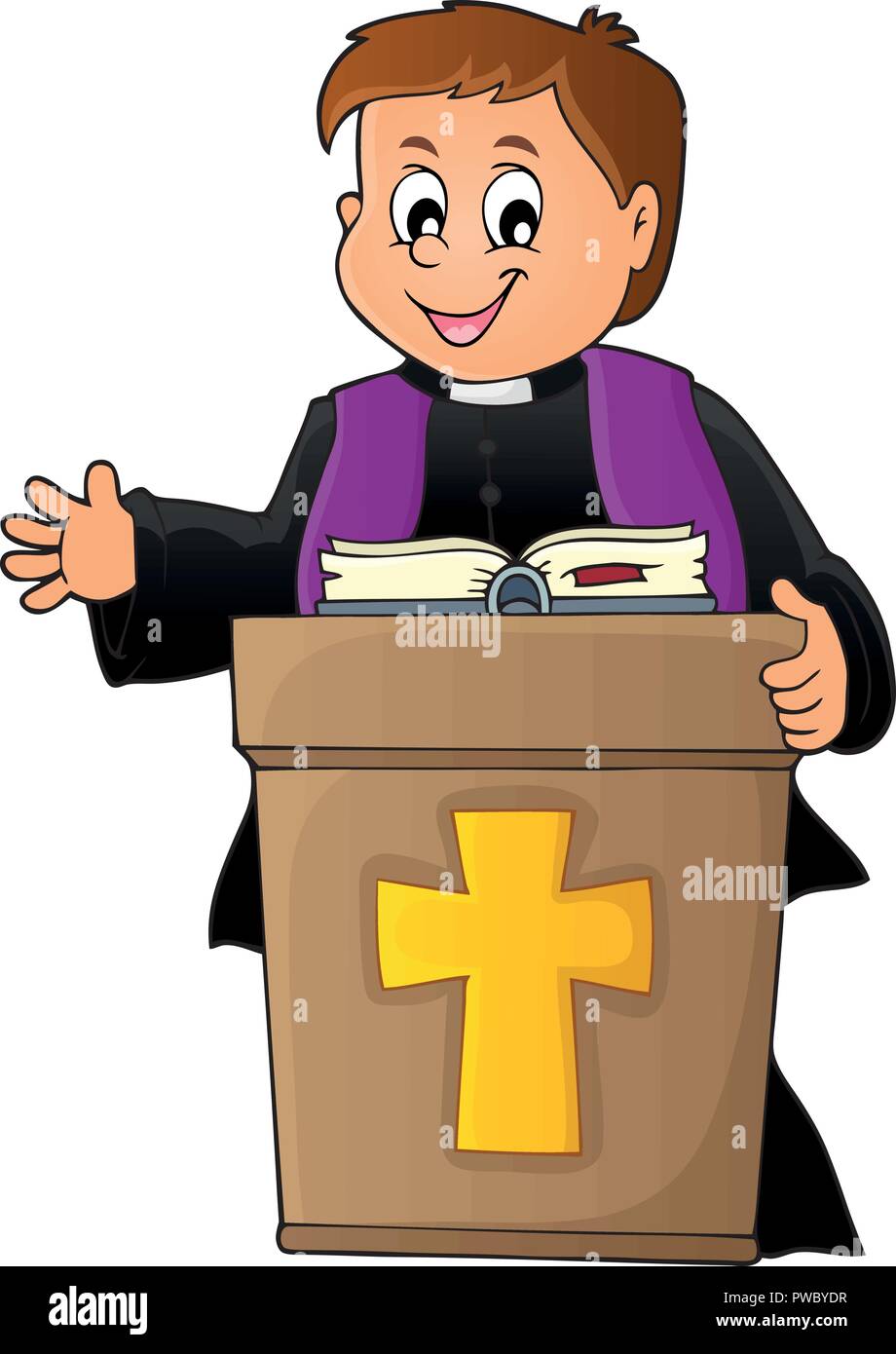 Young priest topic image 2 - eps10 vector illustration Stock Vector ... Young priest topic image 2 - eps10 vector illustration Stock Vector ...