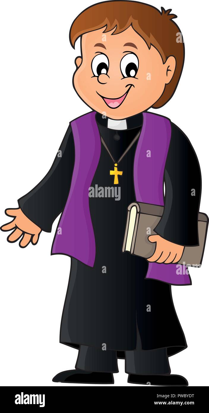 Young priest topic image 1 - eps10 vector illustration Stock Vector ... Young priest topic image 1 - eps10 vector illustration Stock Vector ...