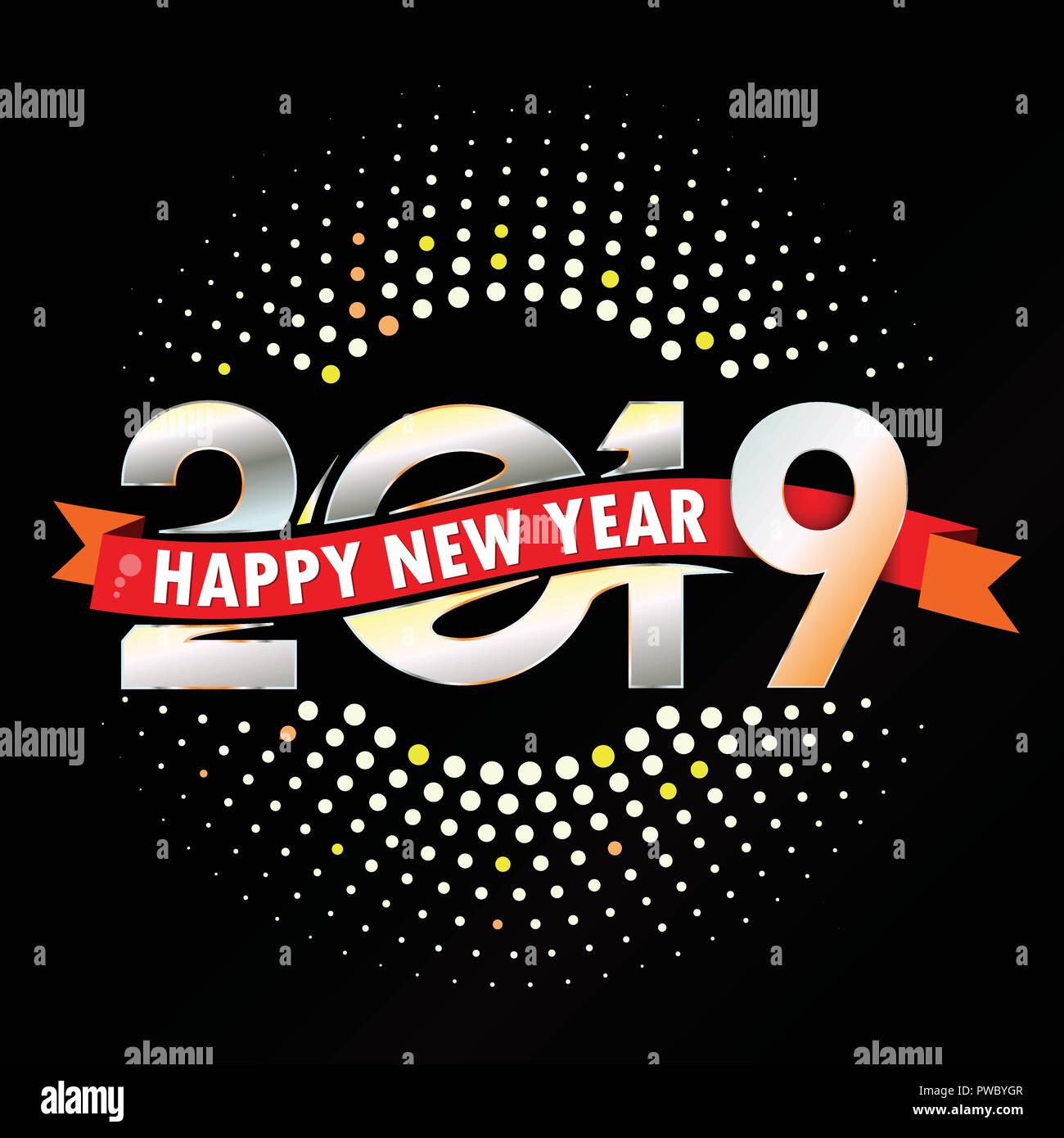 Happy New Year vector Stock Vector Image & Art - Alamy