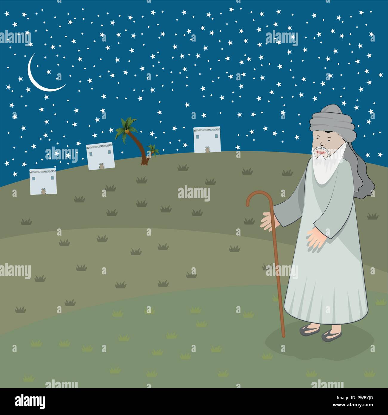 Islamic historical drawings set for children Stock Vector Image & Art ...
