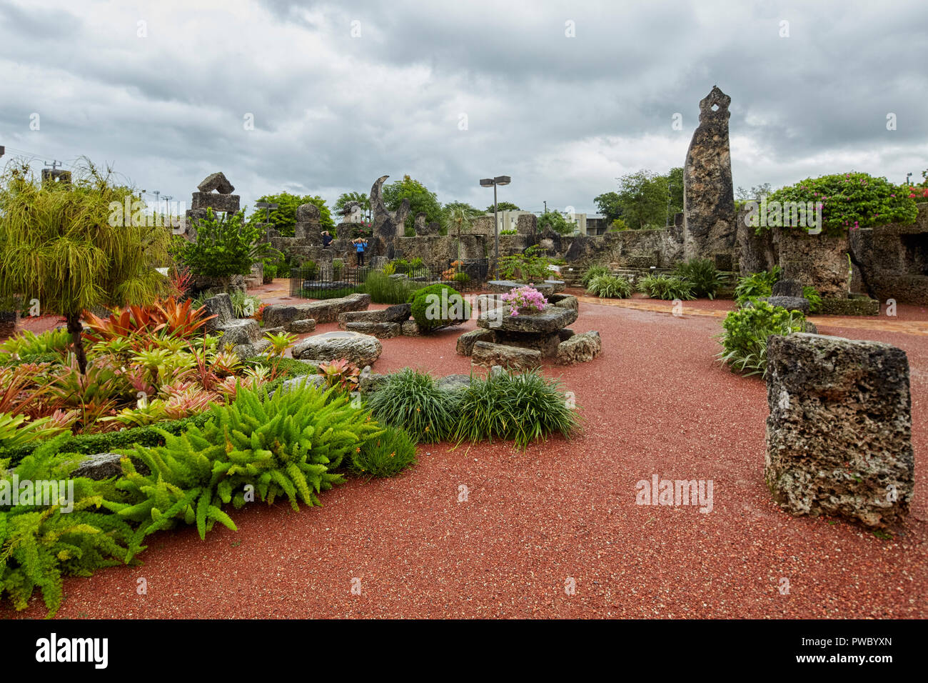 Coral Castle or Rock Gate Park built by Edward Leedskalnin in Homestead ...