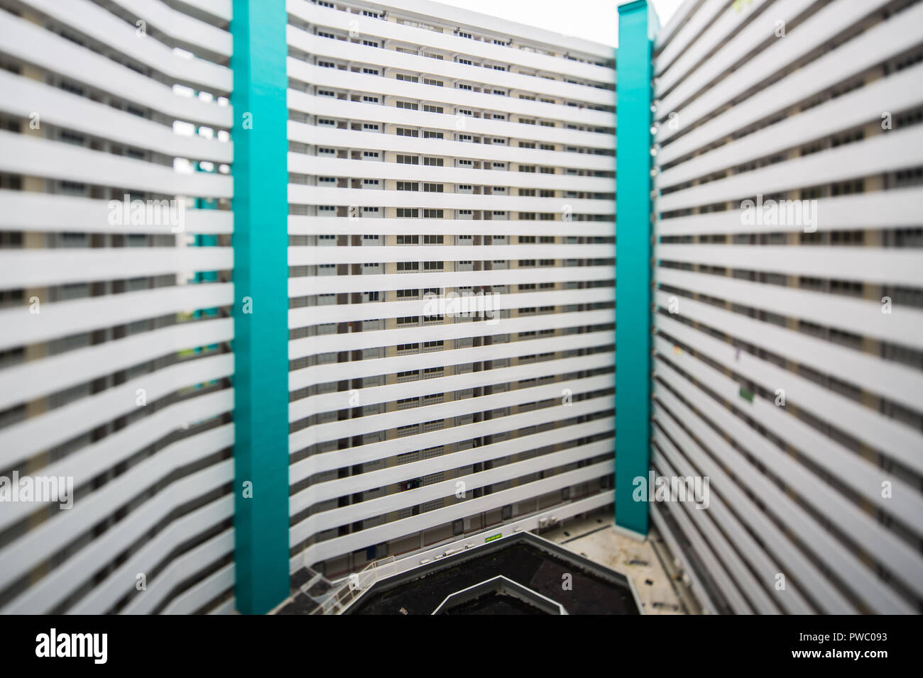 A diamond shape vast HDB block at Taman Jurong in Singapore Stock Photo ...