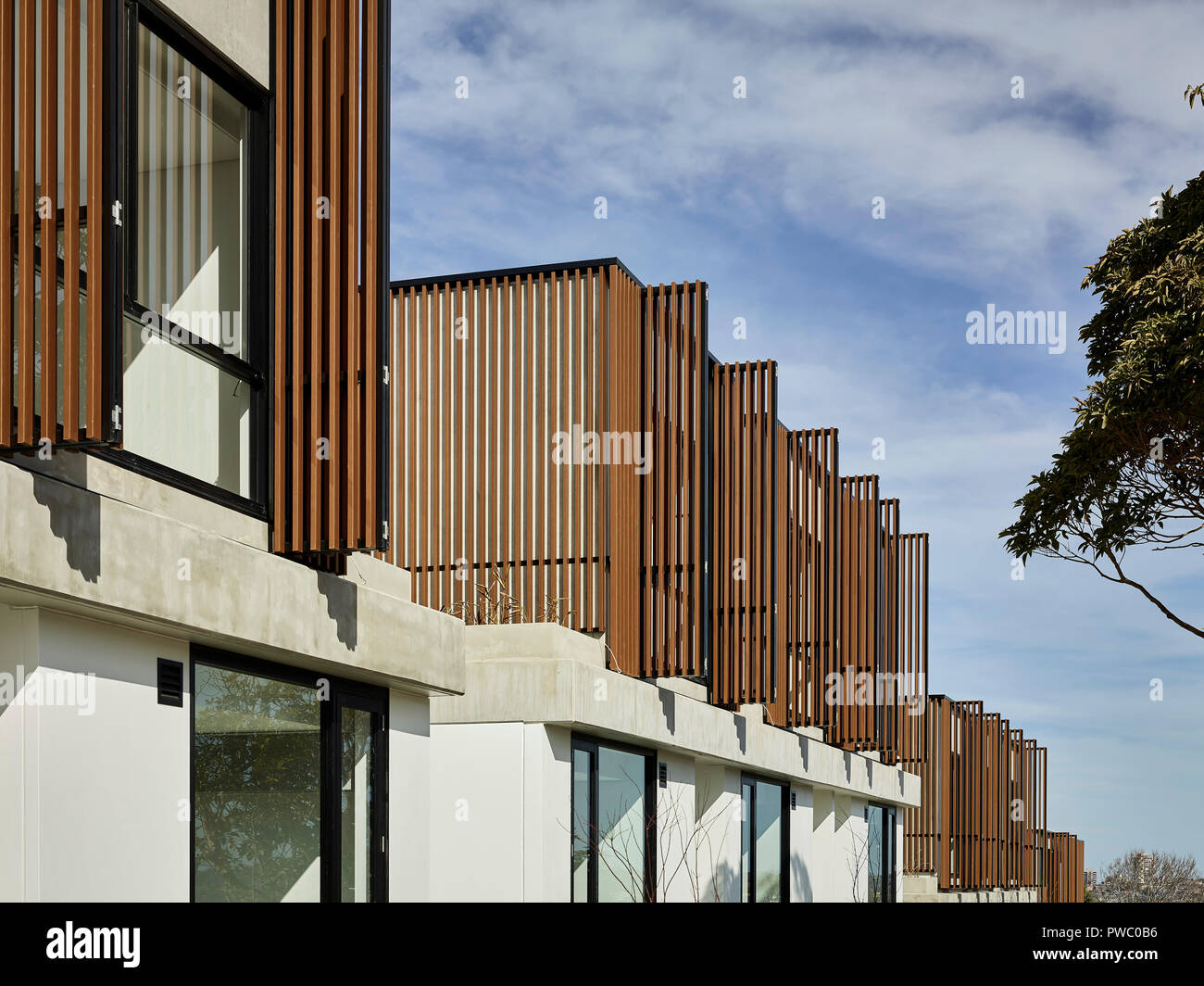 Screen detail. The Pavilions Freshwater, Freshwater, Australia ...