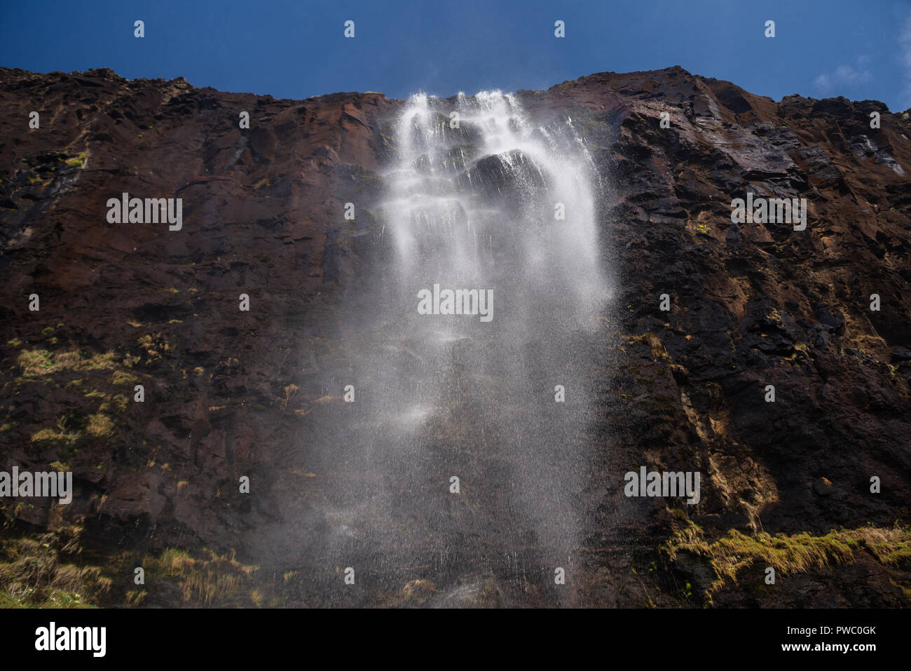 Closely at the Waterfall, Talisker Bay, Sile of Skye, Inner Hebrides ...