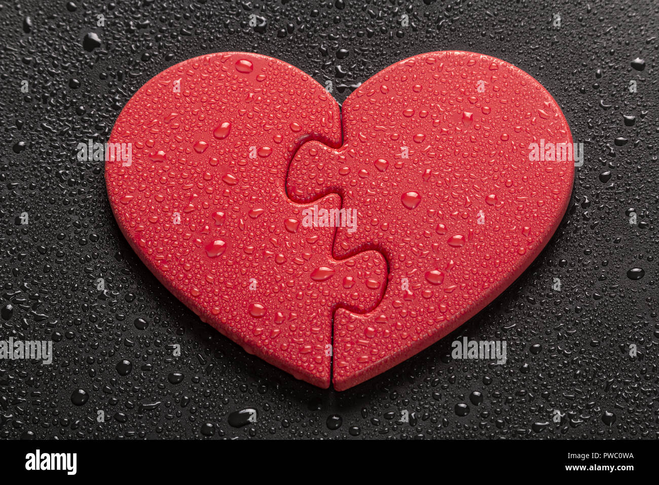 Two Halves of One Heart Stock Photo - Alamy