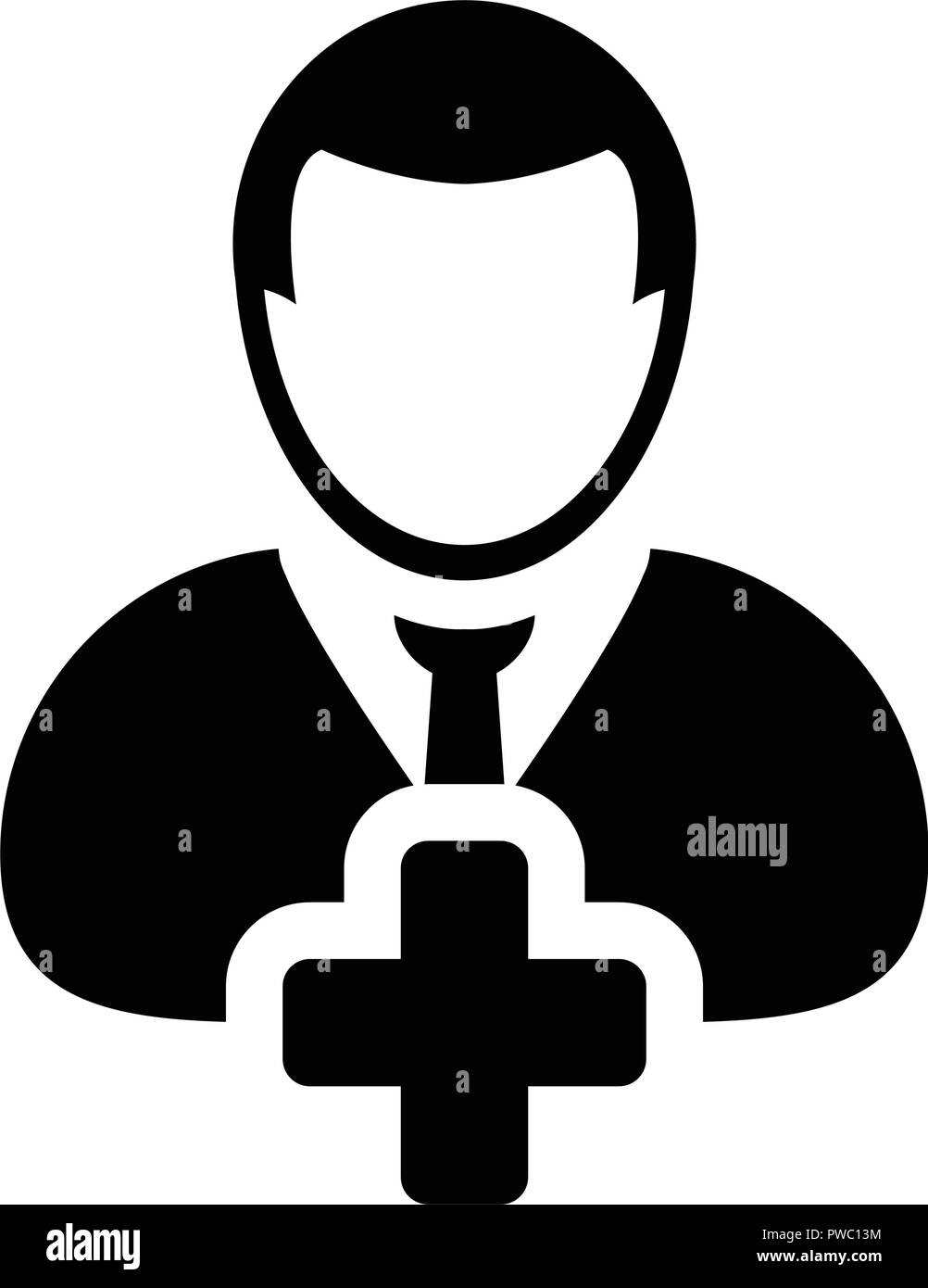 Avatar icon vector male add user person profile with plus symbol in ...