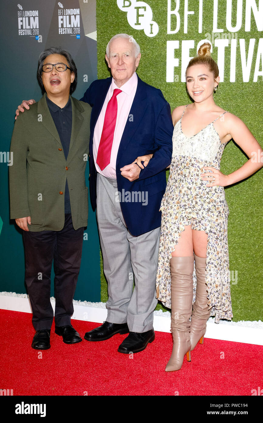 Director Park Chan-Wook with Author John Le Carré and Actor Florence ...