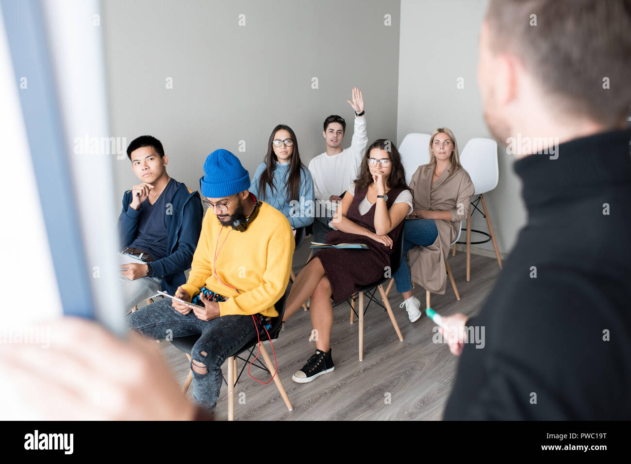 Student students speaker hi-res stock photography and images - Alamy