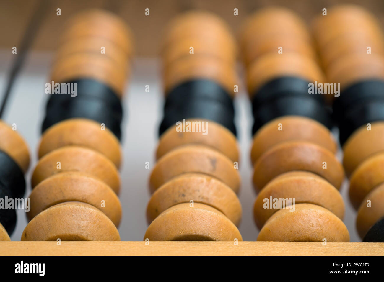 Wooden abacus on a white background Stock Photo - Alamy