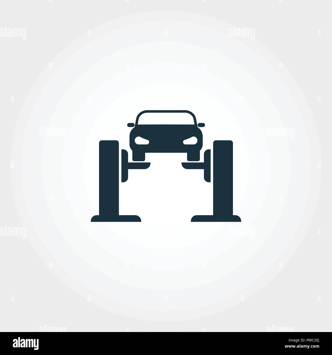 Car Lift icon. Premium quality element illustration from car parts ...