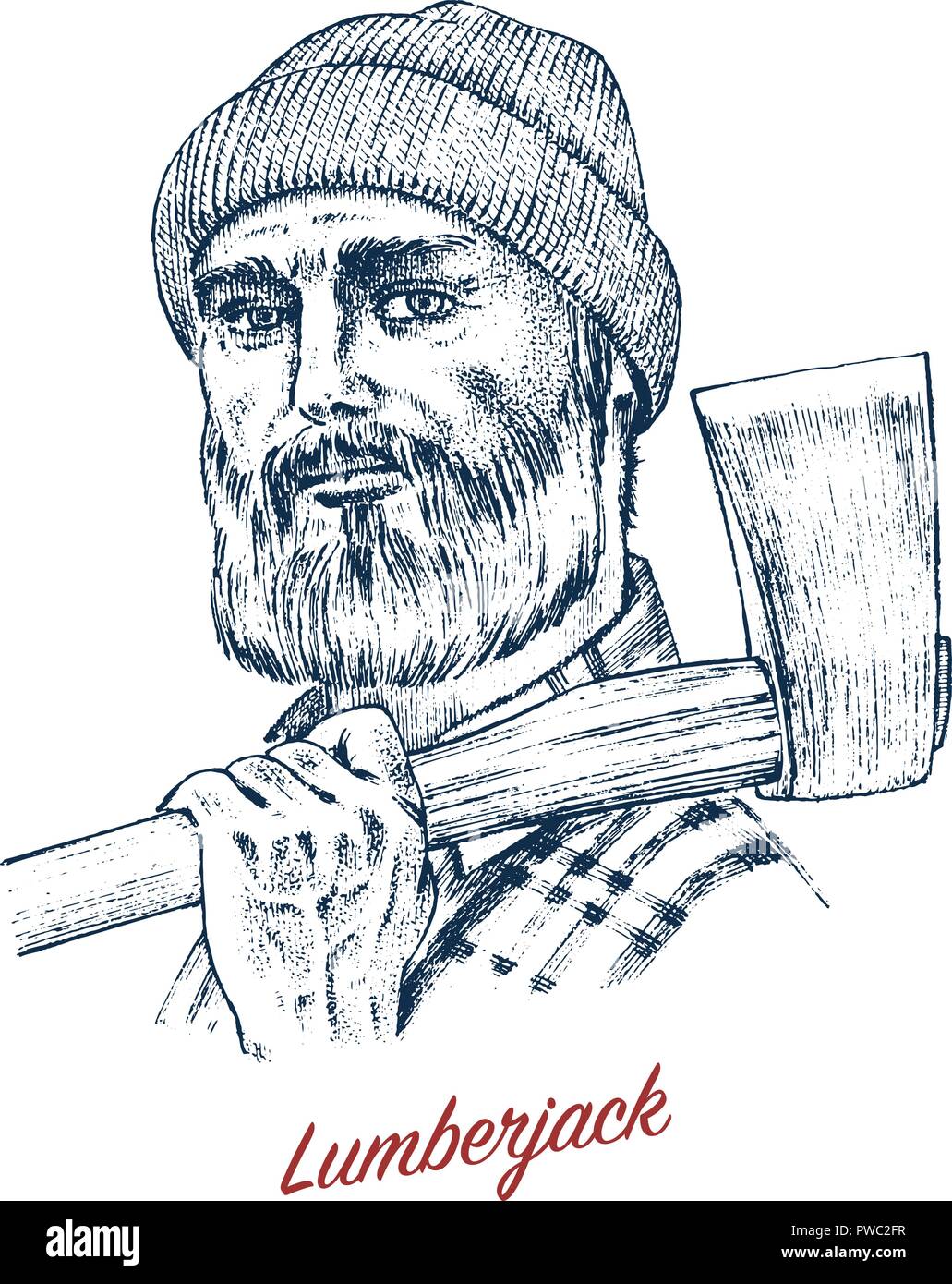 Ax in log Stock Vector Images - Alamy