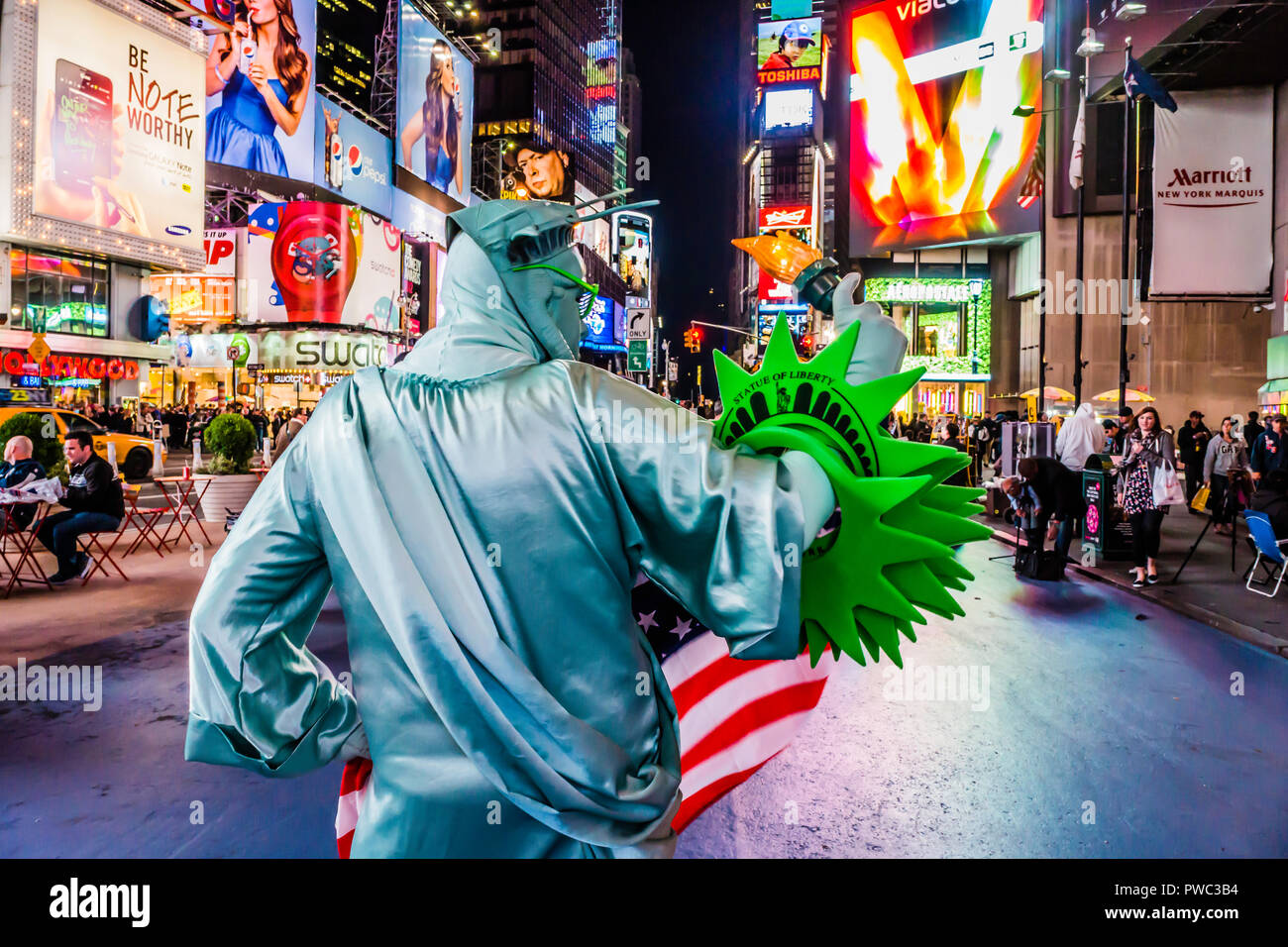 Times Square Theater District Manhattan New York, New York, USA Stock ...