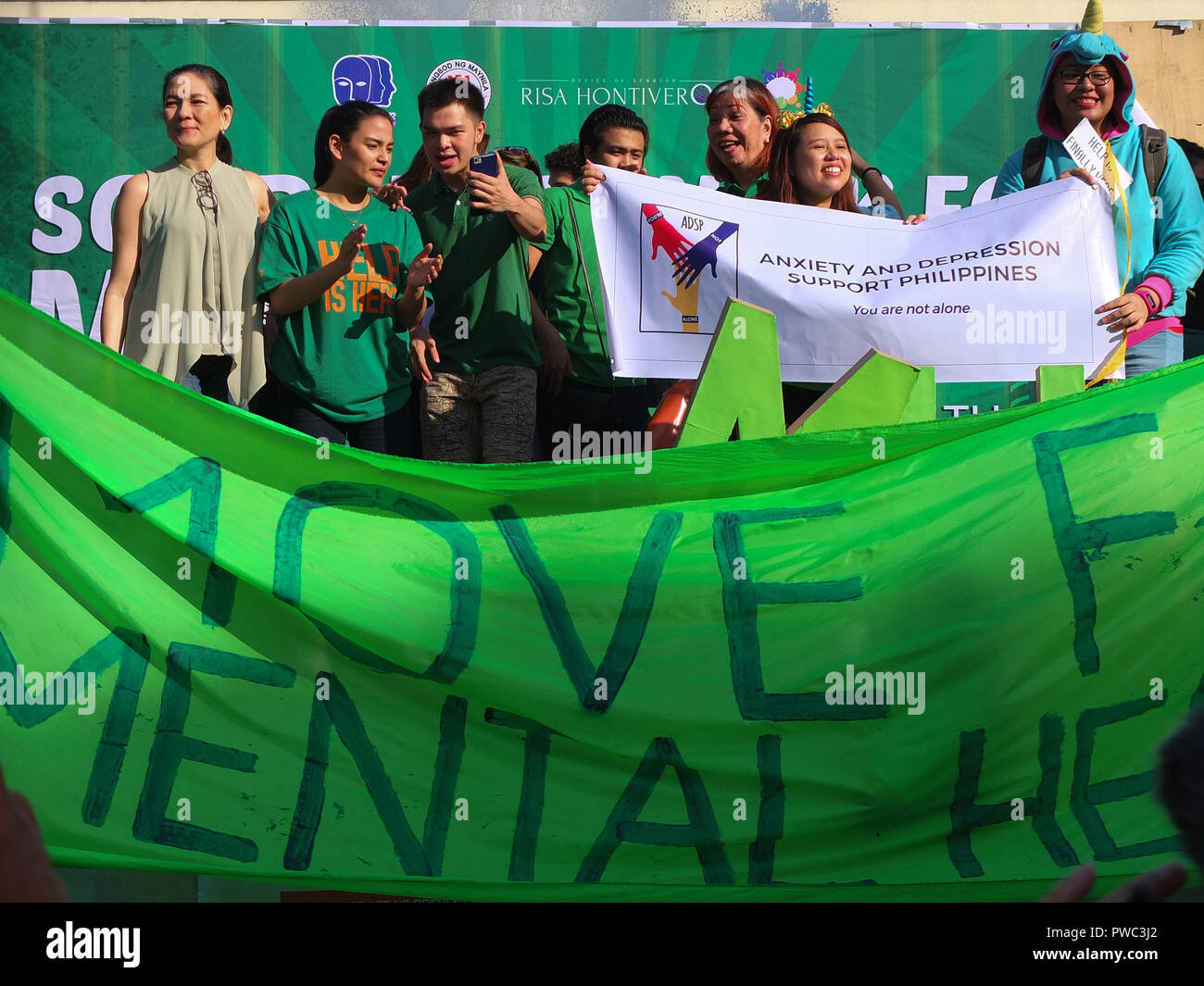 Manila, Philippines. 14th Oct, 2018. Senator Risa Hontiveros led the ...