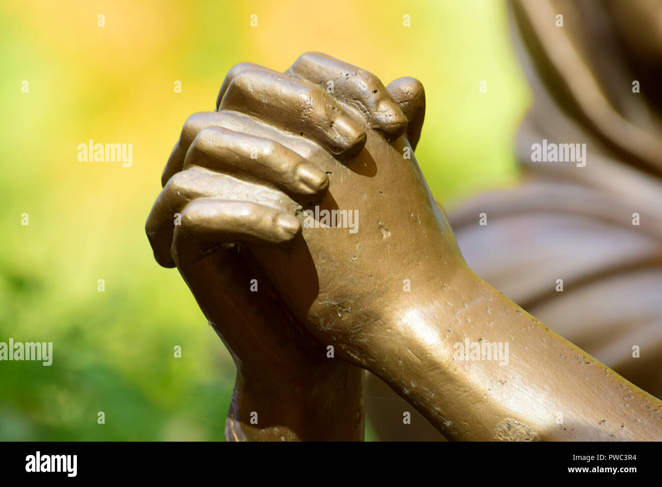 Hands joined for prayer hi-res stock photography and images - Alamy