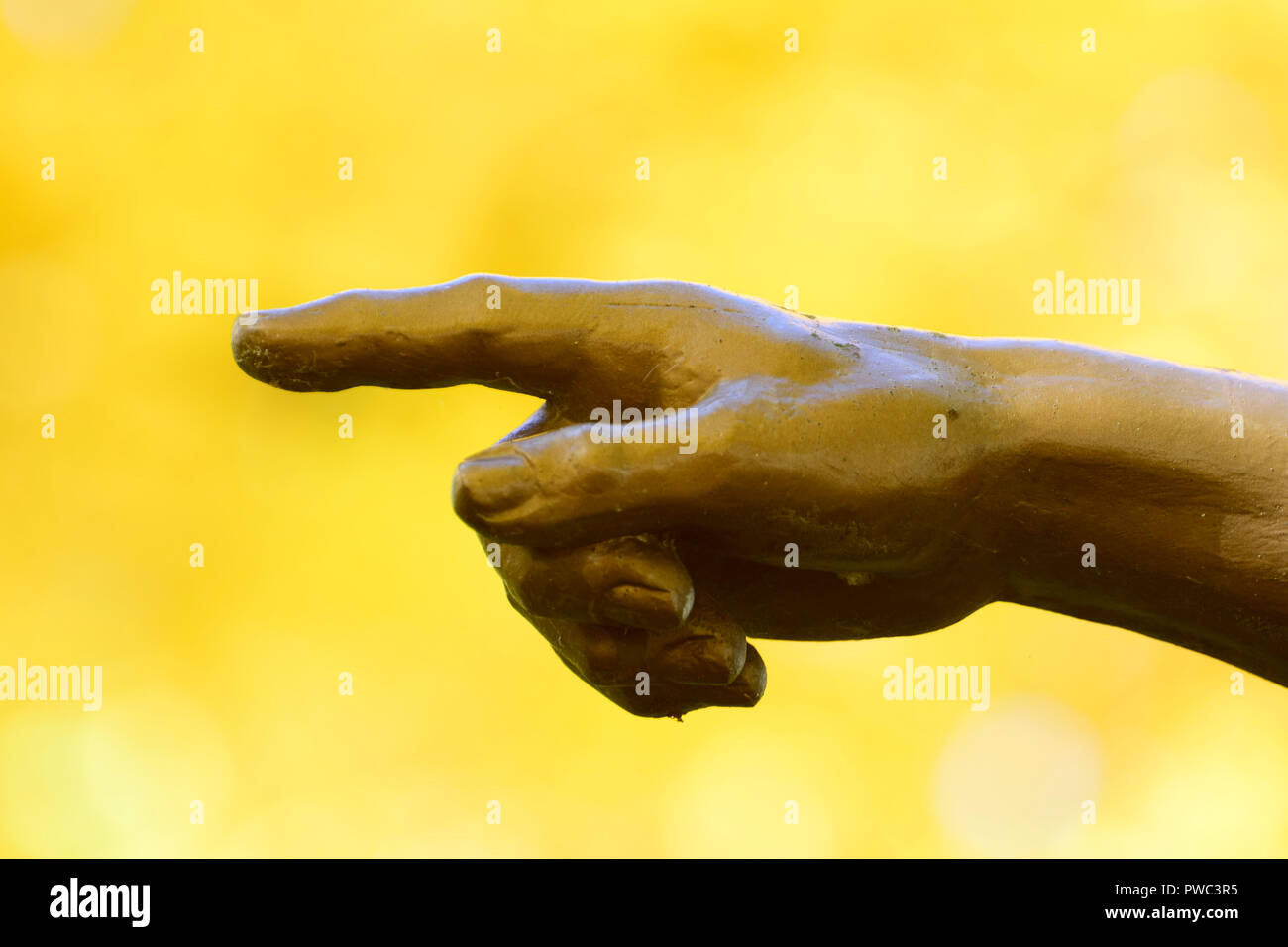Pointing finger isolated Stock Photo - Alamy