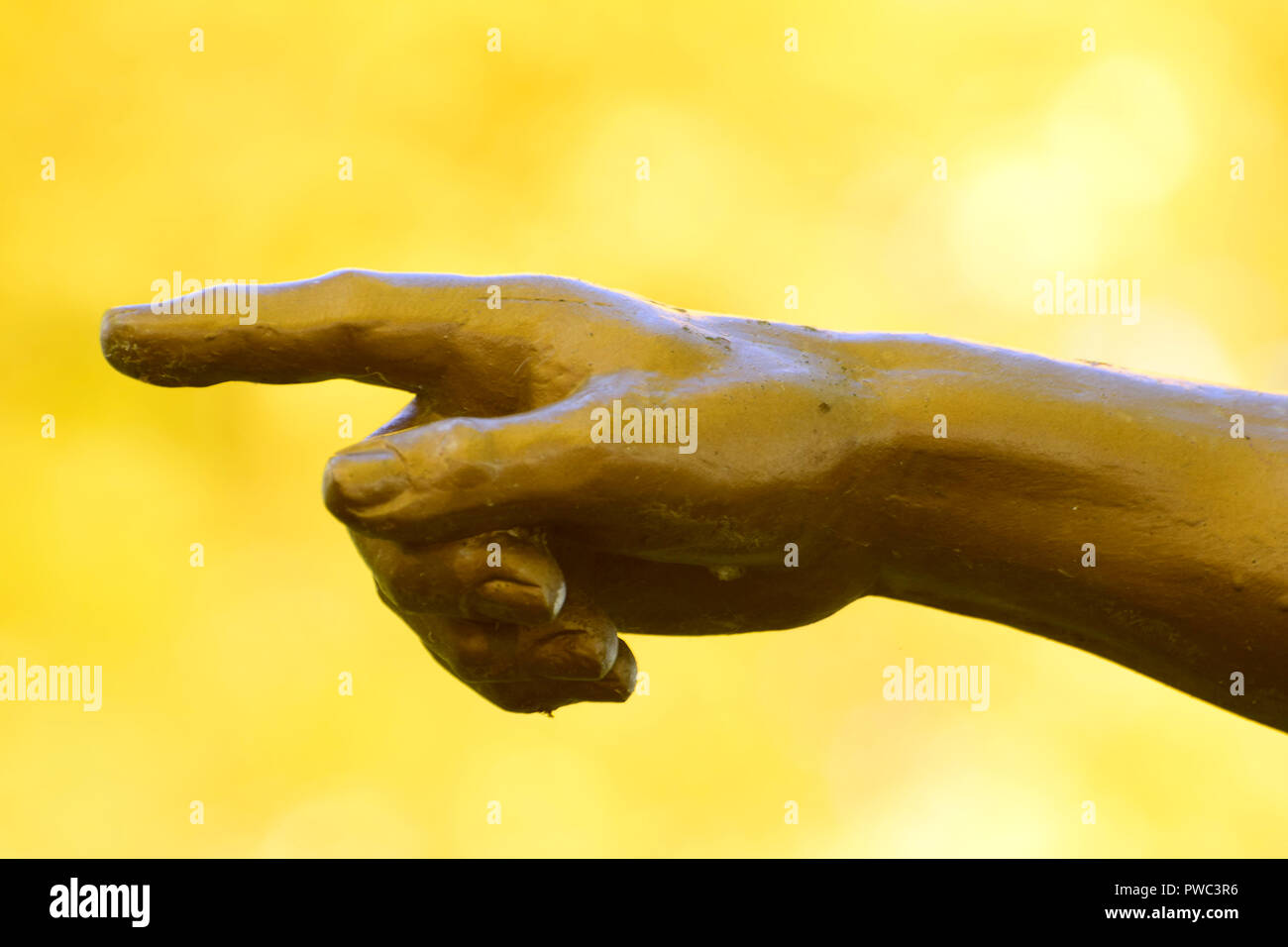 Finger pointing handshake hi-res stock photography and images - Alamy