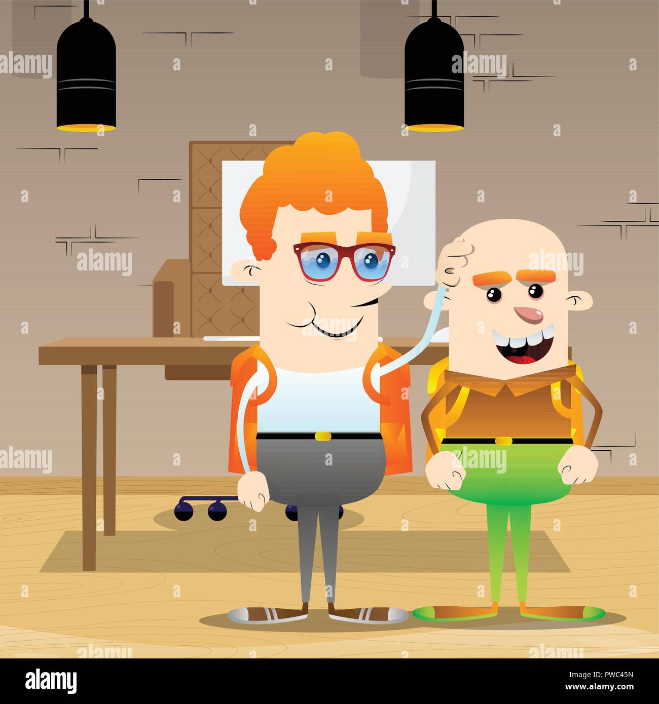 Child comforting another child hi-res stock photography and images - Alamy