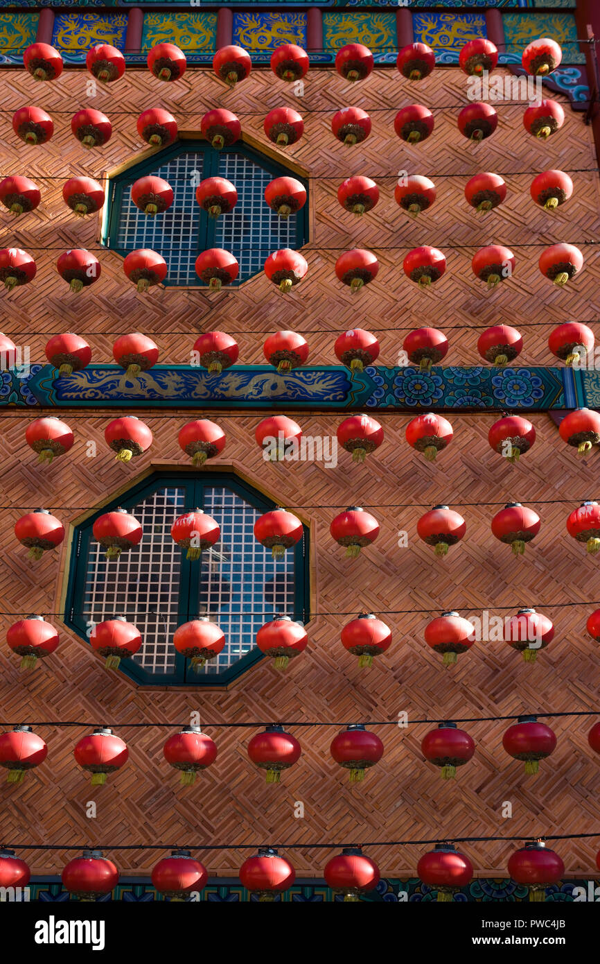 Decorate building in Incheon chinatown, Incheon Metropolitan City ...