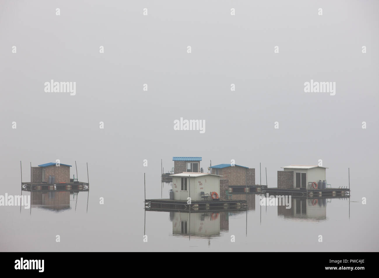 bungalow fishing spot, Gyeonggi-do Province, South korea Stock Photo ...