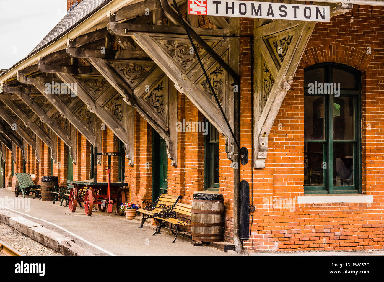 The Railroad Museum of New England Thomaston, Connecticut, USA Stock ...